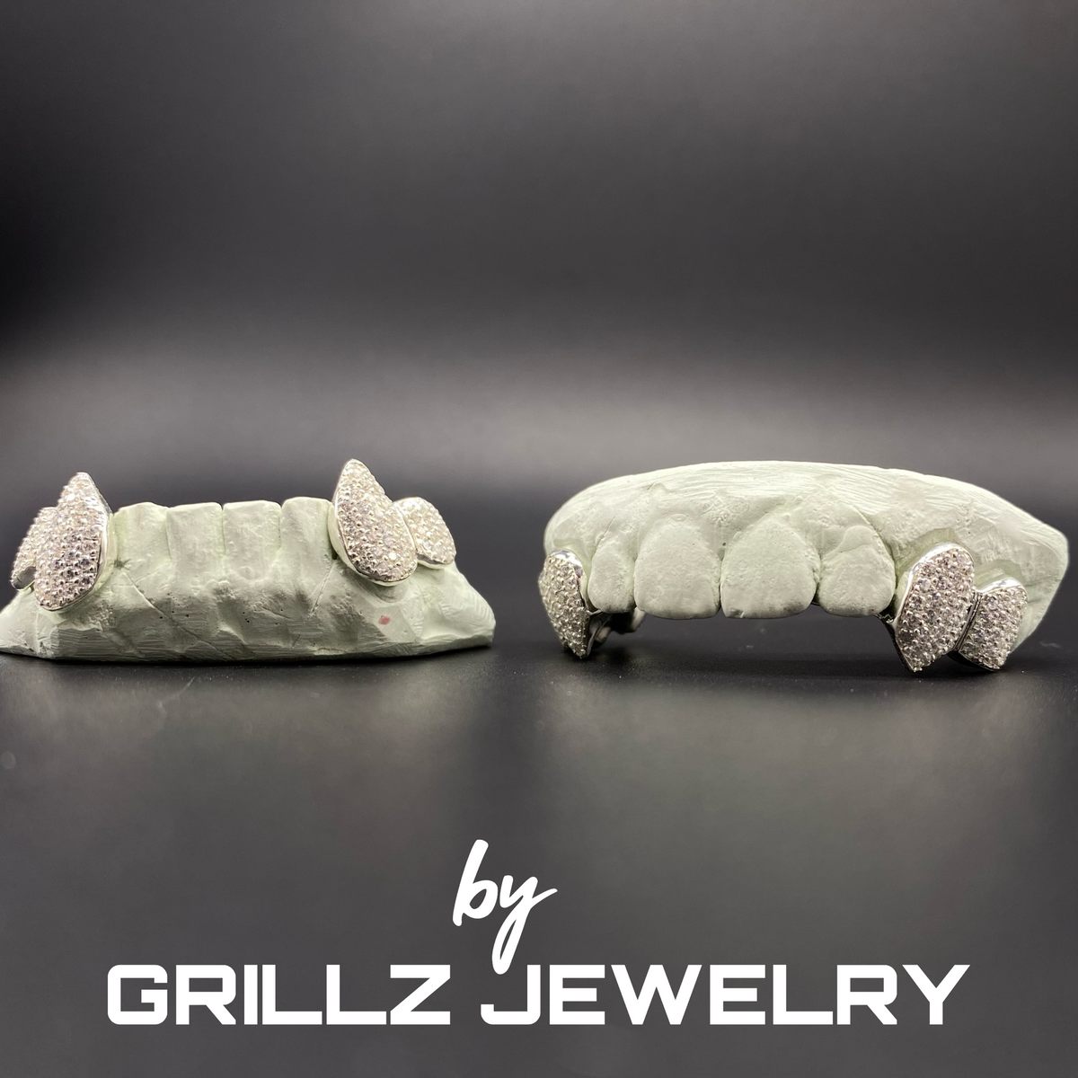 Grillz | Diamond double fangs grillz – Grillz Jewelry