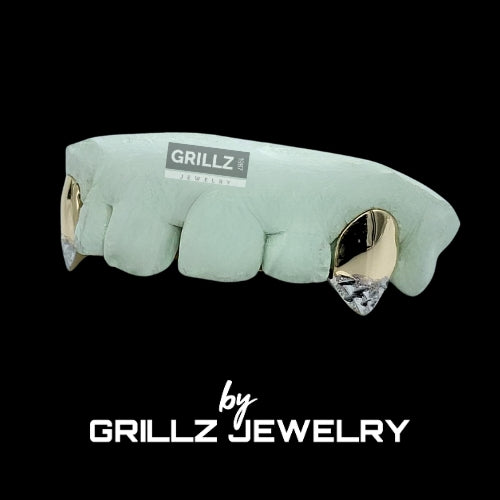 Grillz | Grillz small fangs shiny diamond cut – Grillz Jewelry