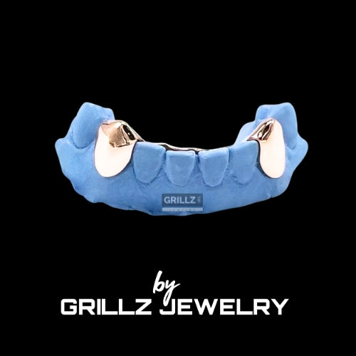 Grillz | Silver grillz 2pc small fang style classic – Grillz Jewelry