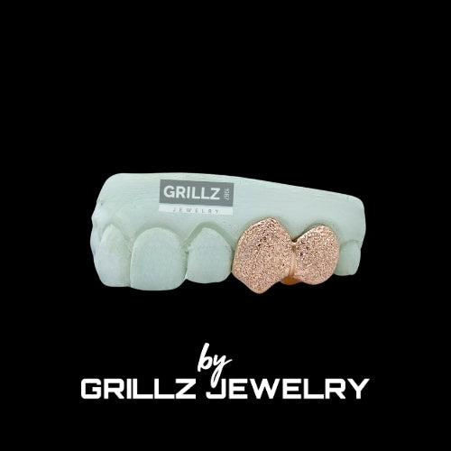 Grillz | Grillz 2pc small fang with diamond dust – Grillz Jewelry