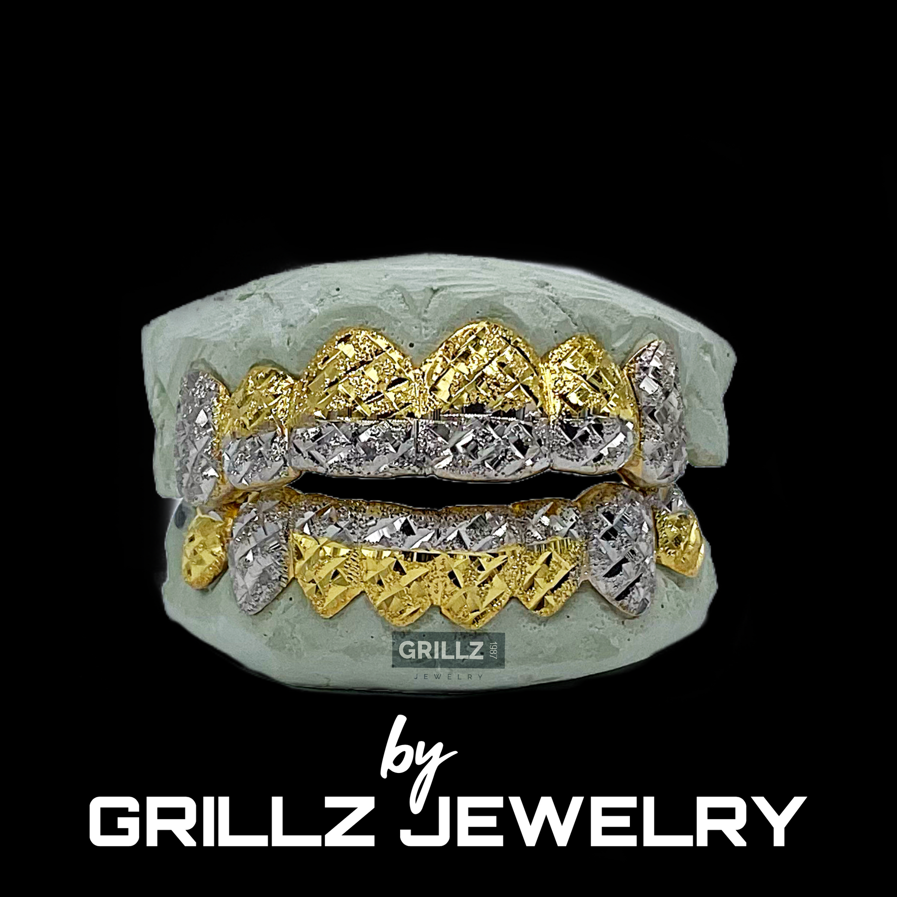 Grillz | Grillz with shiny two tone colors – Grillz Jewelry